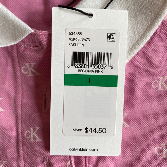Calvin Klein | Tops | Nwt Calvin Klein Pink Cropped Polo Tshirt | Poshmark